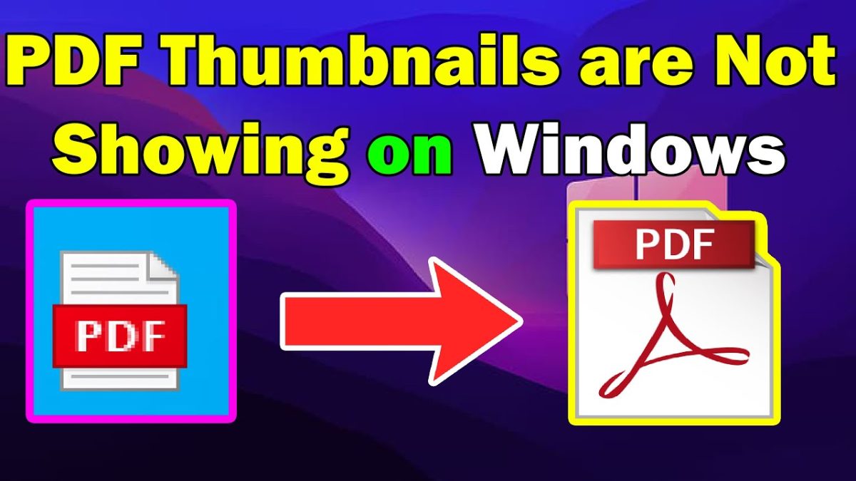 How to Fix PDF Thumbnails Not Showing on Windows 11? - TechNewzTOP